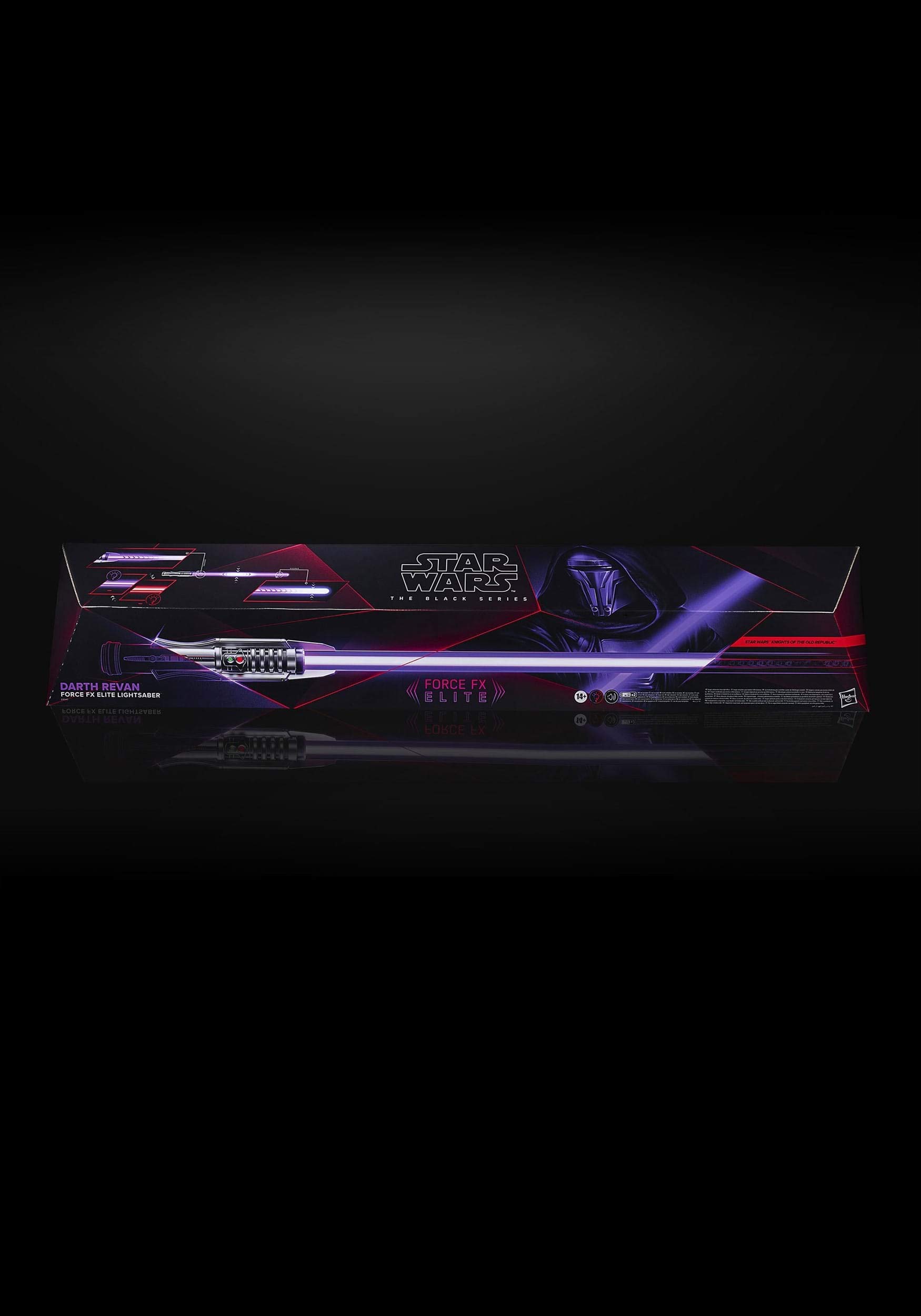 STAR WARS The Black Series Darth Revan Force FX Elite Lightsaber with Advanced LED and Sound Effects, Adult Collectible Roleplay Item