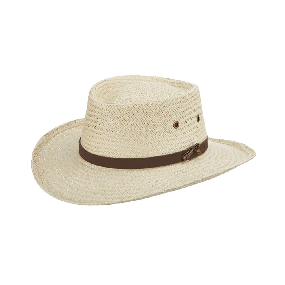 Scala Men's Palm Fiber Gambler, Natural, Large/X-Large