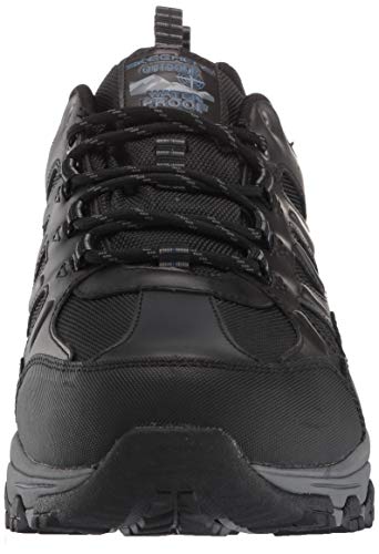 Skechers Men's Selmen-Enago Trail Hiking Shoe, Black Oxford, 12 Medium US