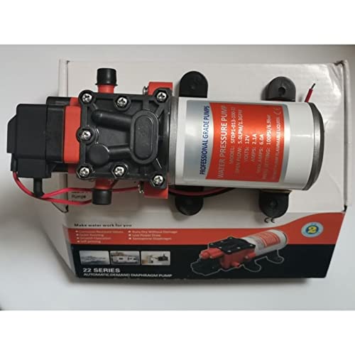 XuuSHA Hand Bilge Pump 12V Electric Water High Pressure Diaphragm Pump for Boat Bilge Pump Automatic (Voltage : 12V)