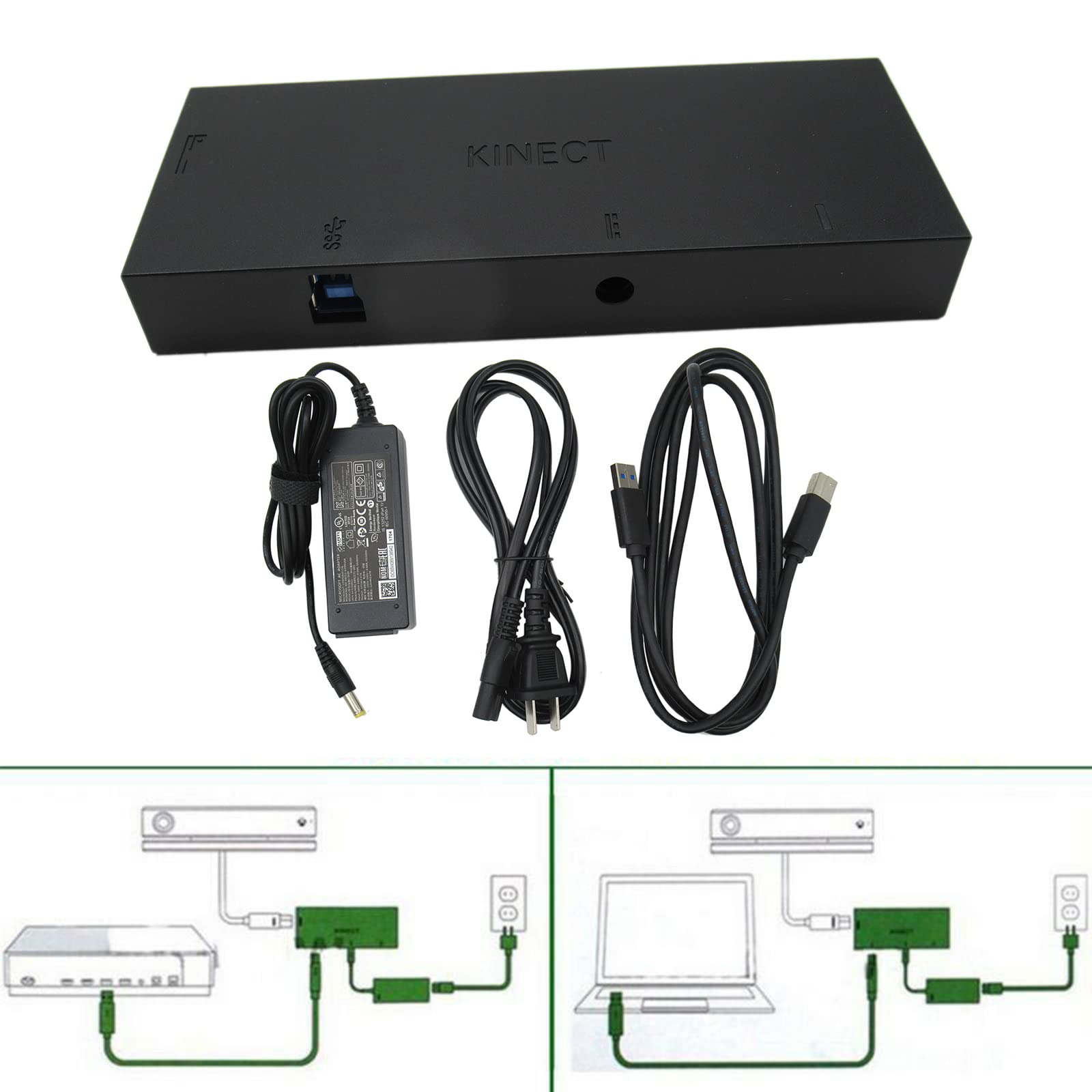 Suprafive Kinect Adapter Motion Camera for Xbox One S Xbox One X and Windows PC New Great