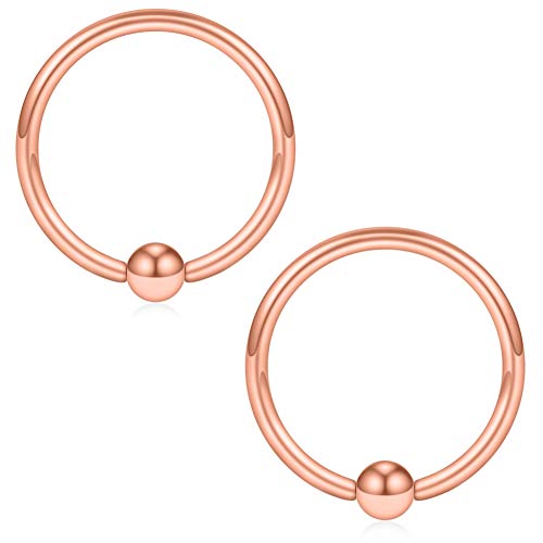 SCERRING 12PCS 22G 10mm Nose Hoop Lip Eyebrow Tongue Helix Tragus Cartilage Septum Piercing Ring - Mix Color 1#