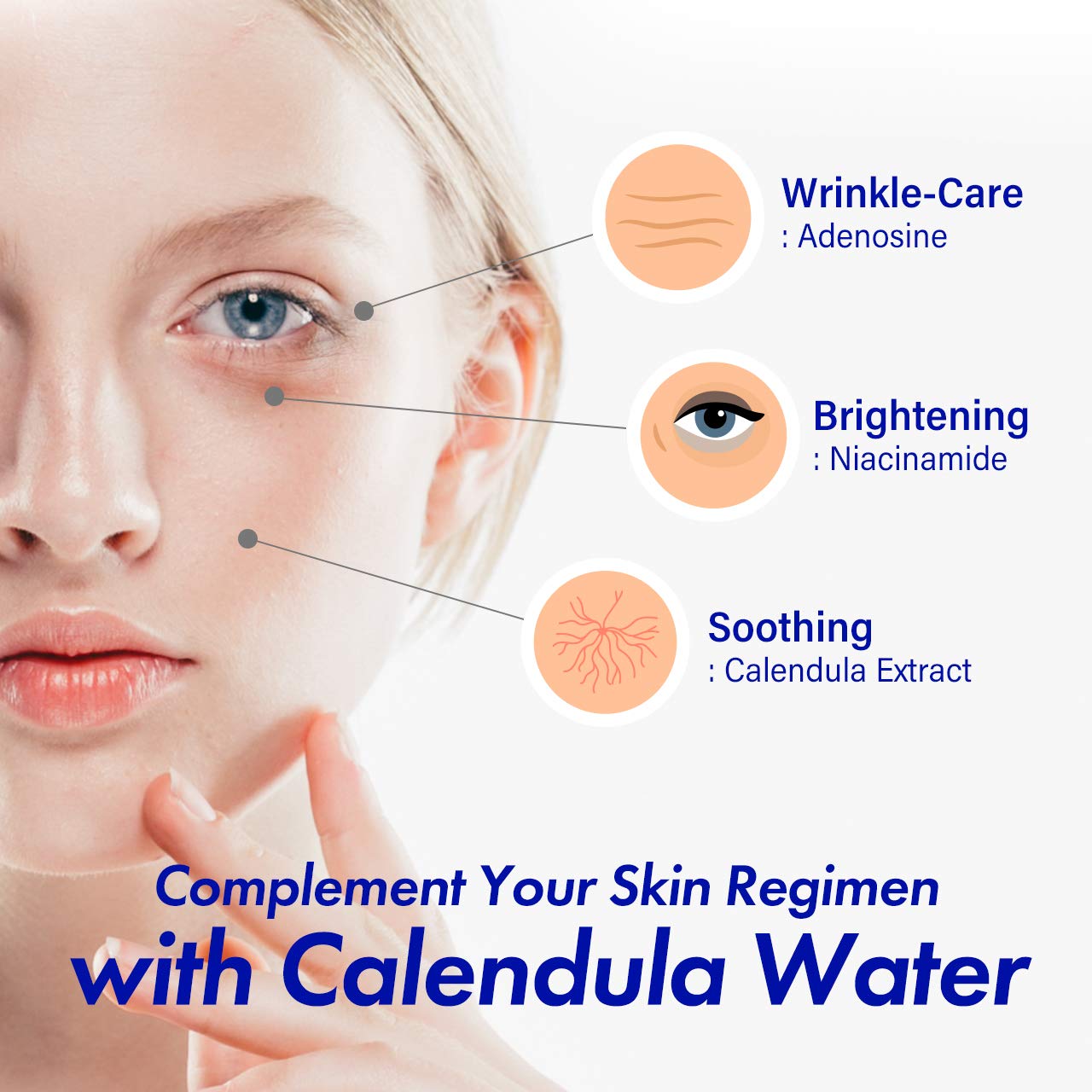 VERIDIQUE Travel Skincare Set & Kit] Cica Calendula Toner Water(60ml) & Veridique Cica Calendula Whip Cleanser(30ml) small gift set