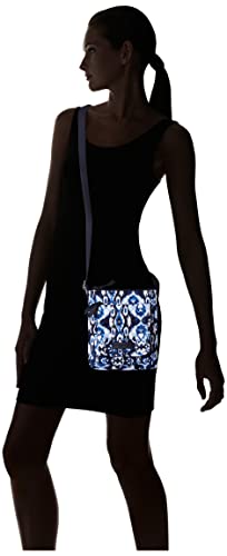 Vera Bradley Women's Cotton Mini Hipster Crossbody Purse With RFID Protection, Ikat Island, One Size