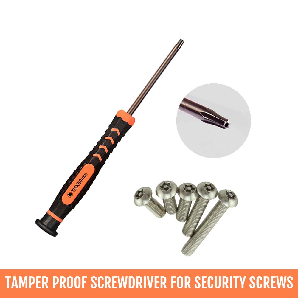 T15 Torx Security Screwdriver, TECKMAN Torx TR15 Screwdriver for Dishwasher and other Devices Repairs