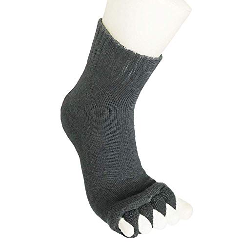 Toe Separator Socks Yoga Sports Gym Health Massage Foot Alignment Socks