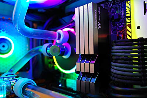 Thermaltake TOUGHRAM Black DDR4 3200MHz C16 16GB (8GB x 2) Memory Intel XMP 2.0 Ready with Real-Time Performance Monitoring Software R017D408GX2-3200C16A
