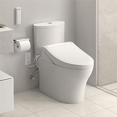 TOTO SW3083#01 WASHLET C5 Round Electronic Bidet Toilet Seat, C5Round, Cotton White