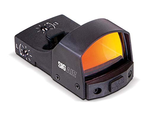 SLG Sаuer Airgun Red Dot Optic Reflex Sight, M17/M18 Air Pistol Air Gun Compatible with Included SLG Sаuer Mark Woven Patch Trucker Hat Bundle
