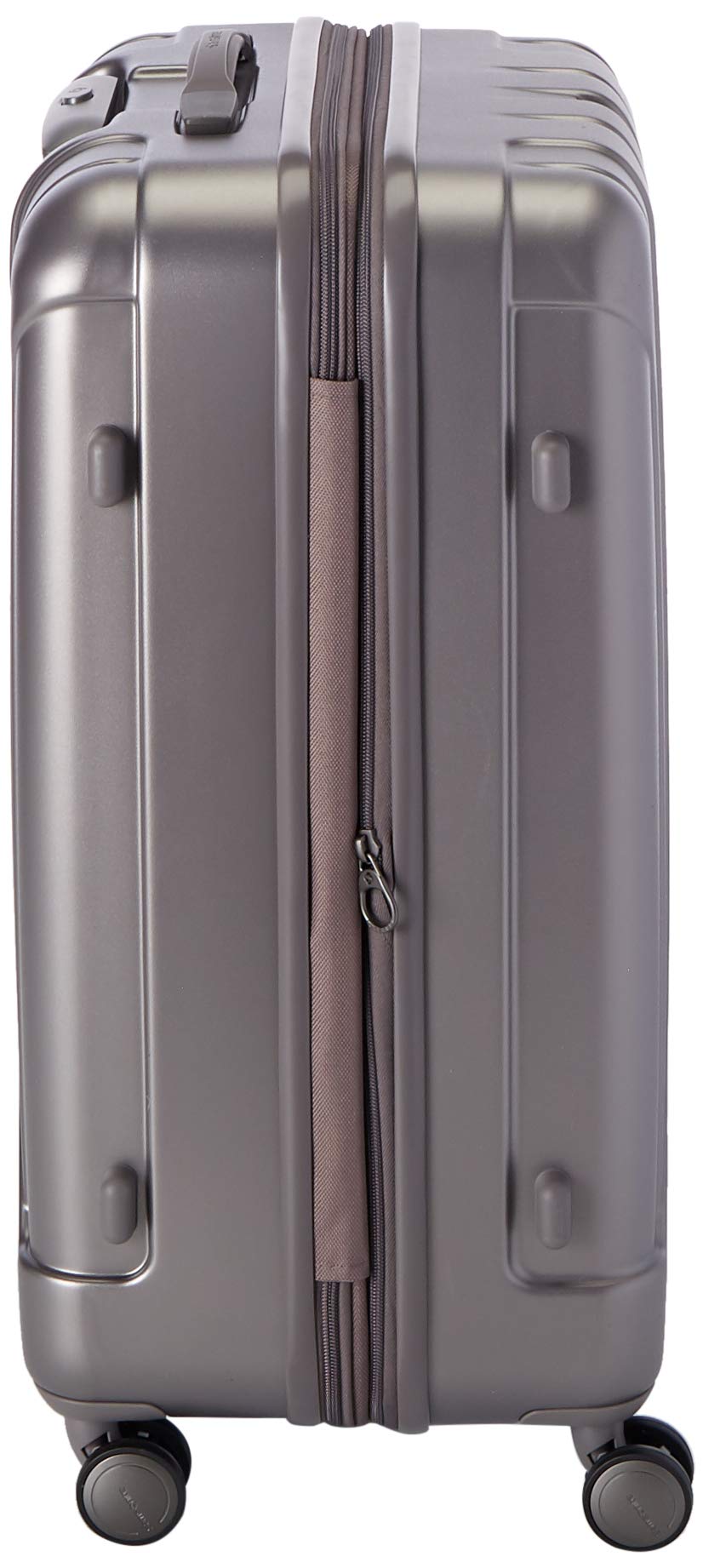 Samsonite Near Spinner 66/24 exp Unisex Medium Silver Polypropylene Luggage Bag TSA Approved AY8055002