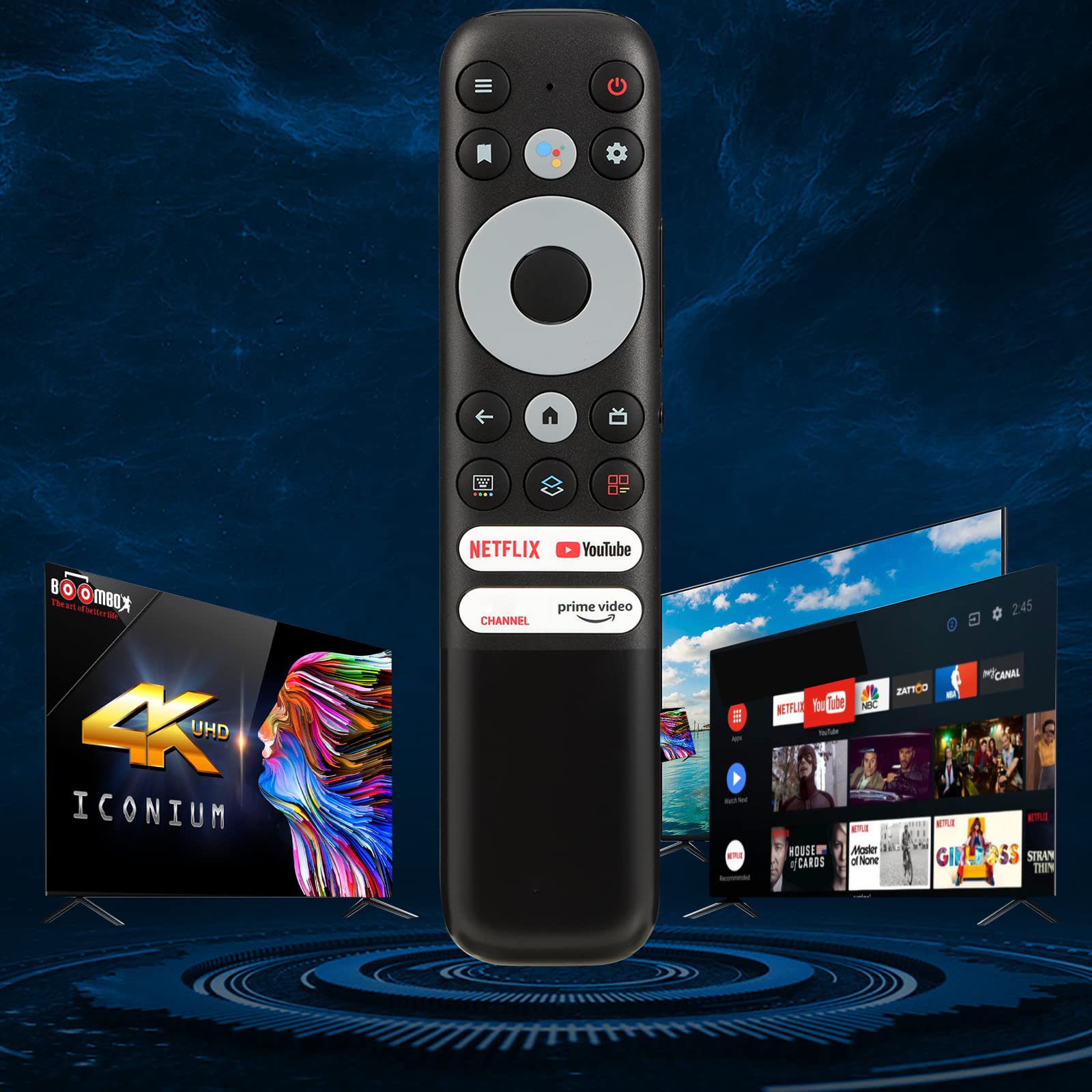 RC902N FMR1 Voice Remote Control for TCL Mini-LED QLED 4K UHD Smart TV