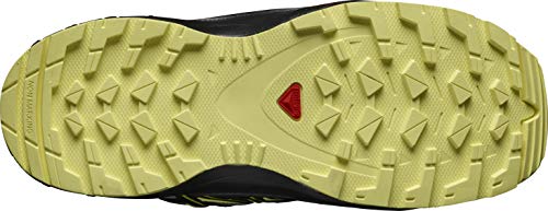 Salomon Kids XA PRO 3D CLIMASALOMON Waterproof Trail Running Shoes, Gargoyle/Black/Charlock, 13 US Unisex Little