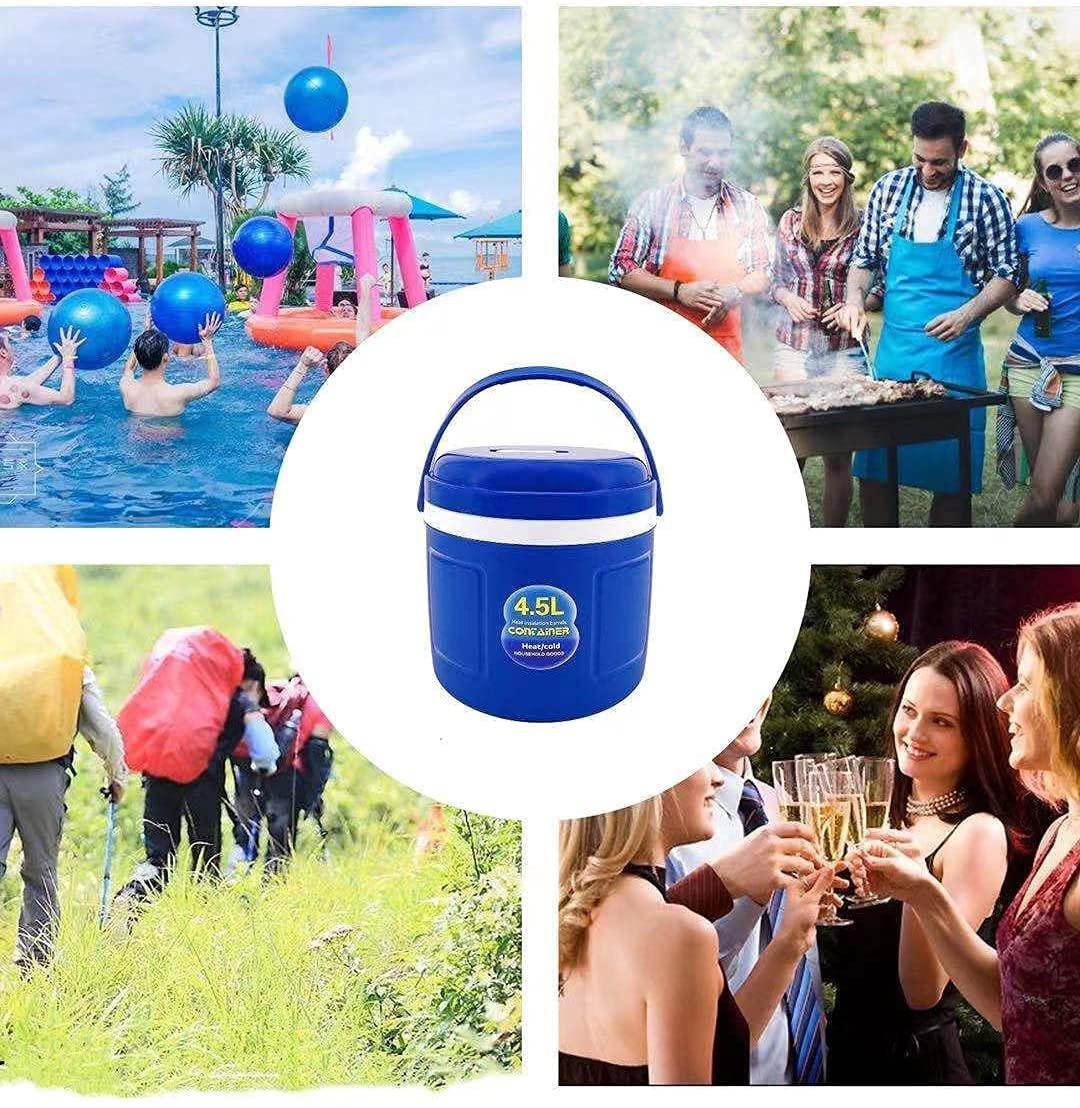 YouLike 4.75qt Portable Cooler with Handle Party Cooler for Drinks Beverage Cooler and Warmer for Camping, Hikes, Picnics, Ice Box for Cans