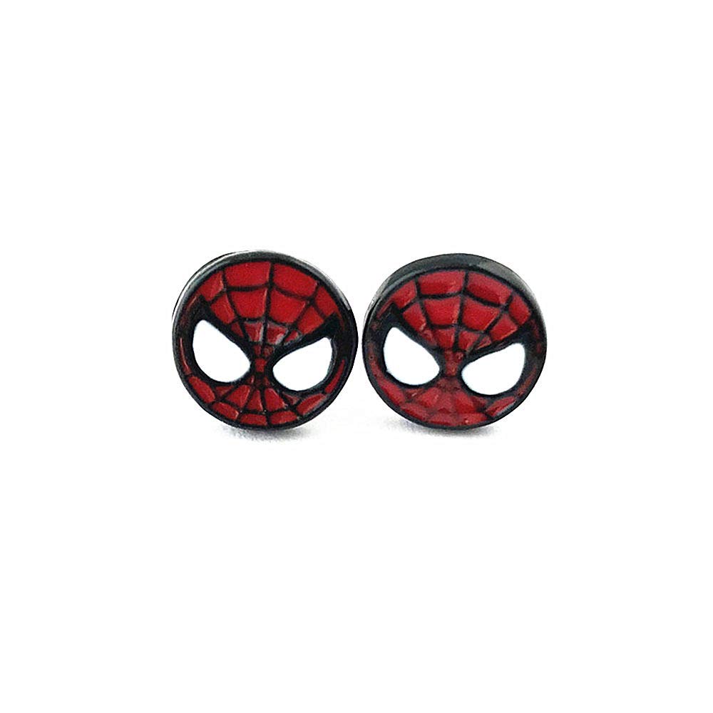 TV Movies Metal Superhero Stud earrings Gifts for woman