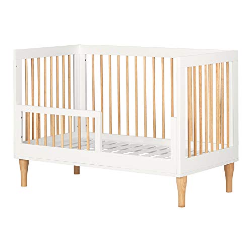 South Shore Balka Toddler Rail for Baby Crib White and Natural, Bohemian Harmony