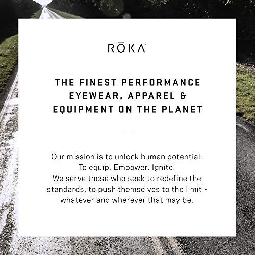 ROKA Falcon Ti Performance Non-Polarized Aviator Sunglasses for Men and Women - Silver Frame - Carbon Lens w/Glacier Mirror