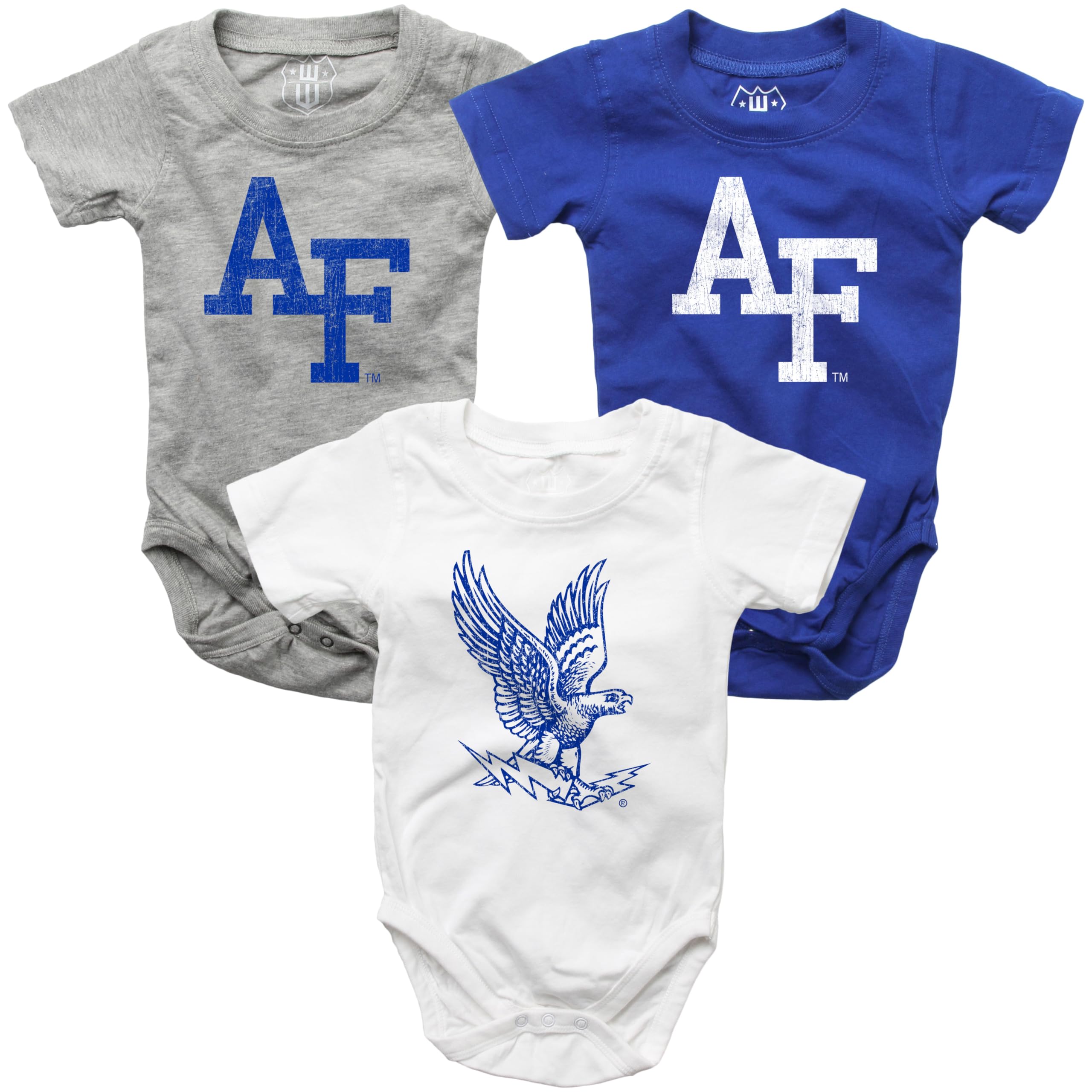 Wes and Willy Baby College Team 3 Pack of Cotton Rompers(South Carolina, 6 Month)