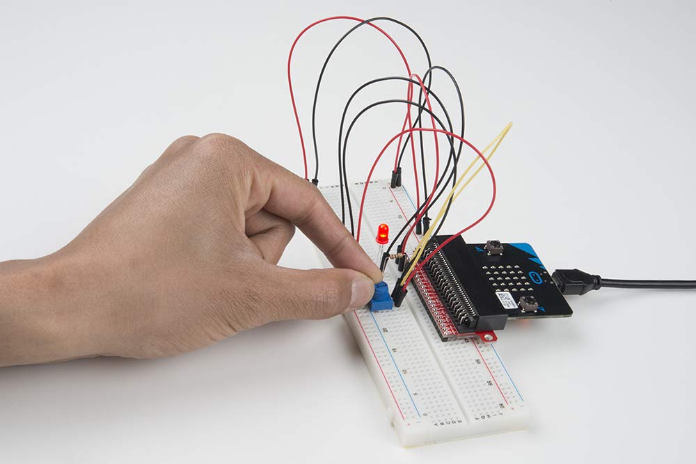 SparkFun Inventor's Kit Bridge Pack for Micro:bit v1 (not Included) Start Learning Programming Electronics Use for Education Classroom MakerSpace Library at Home Learning No Solder Eleven Experiments