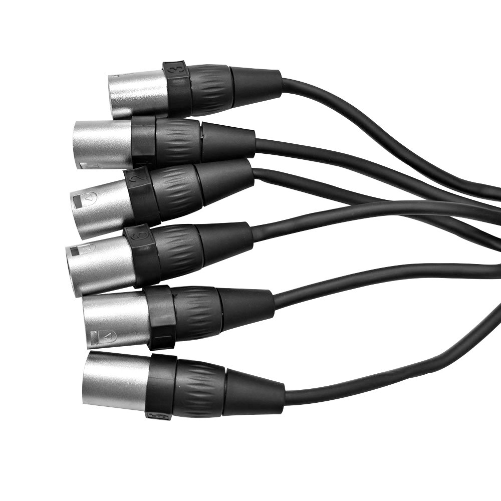 Seismic Audio SACB-8x4x25 8-Channel XLR Low Profile Circuit Board Snake Cable, 25-Feet