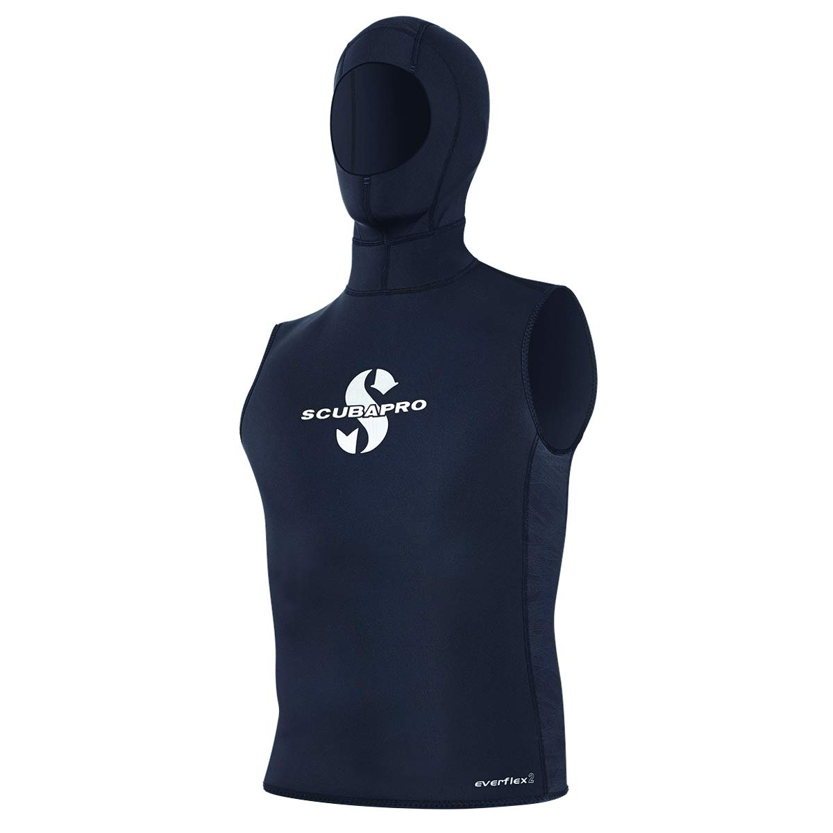 SCUBAPRO 5mm Everflex Hooded Diving Vest, Unisex, Small, Black