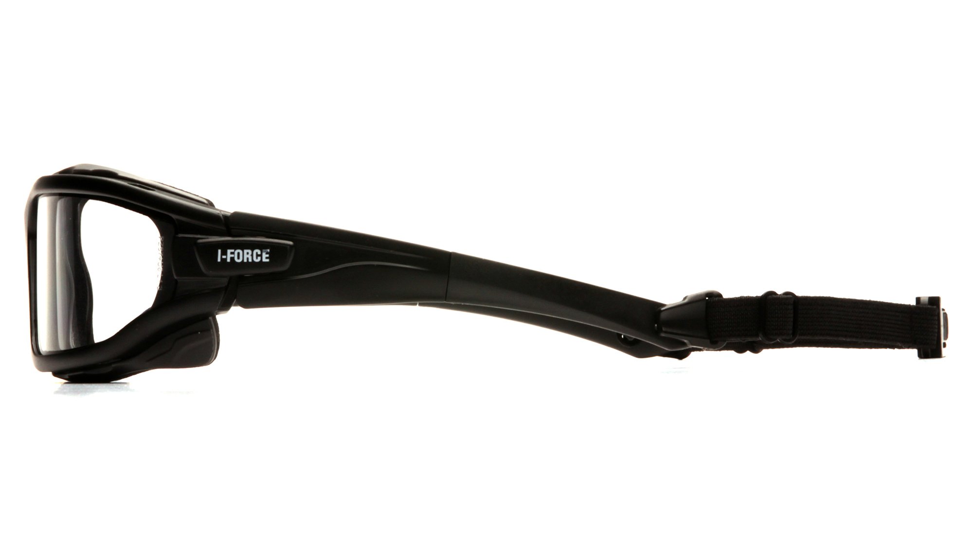 Pyramex SB7010SDT I-Force Safety Glasses Blk Frme w/Clear Anti-Fog Lens