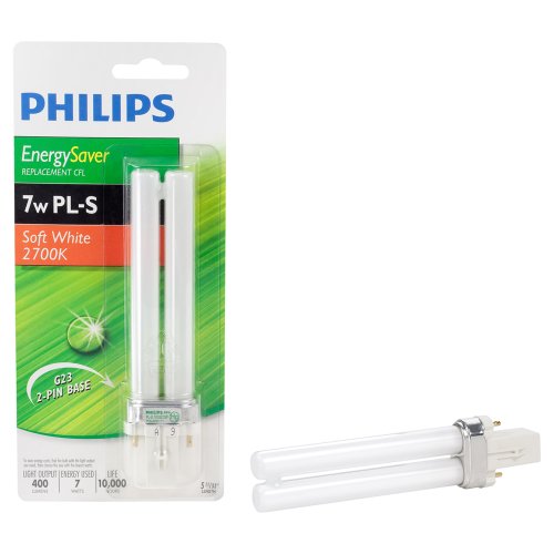 Philips 230227 7-Watt PL-S 27K Compact Fluorescent