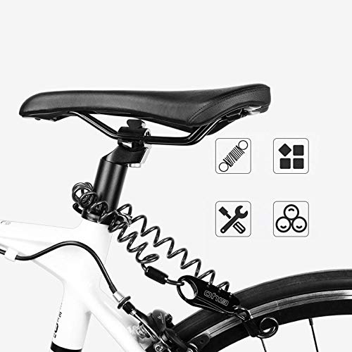 ZMYDZ Bicycle Lock Cycling Fold Helmet Cable Lock Combination Anti-Theft Bicycle Lock for Road Bike Bike Lock