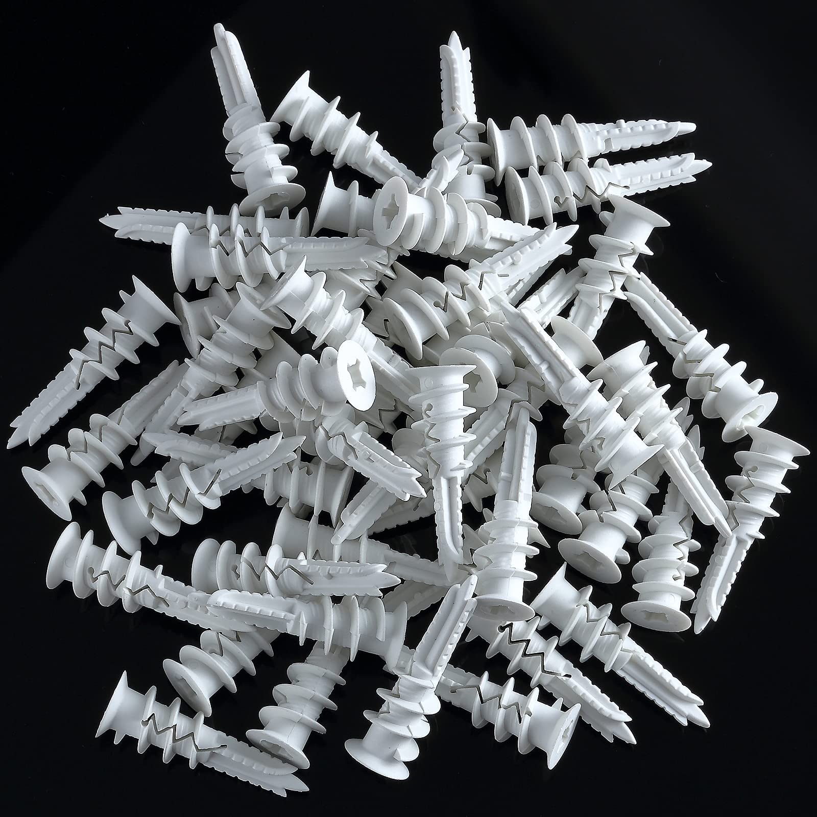 WensiLon Wall Anchors and Screws for Drywall - with 25 anchors and 25#8 stainless steel screws