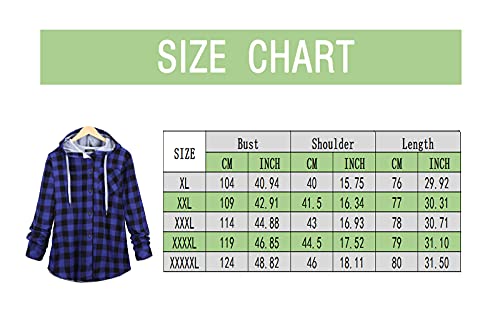 Women's Basic Long Sleeve Plaid Hoodie Jacket Button Down Work Blouse Tops,Shacket Women Wine
