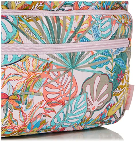 Vera Bradley Women's Cotton Utility Crossbody Purse, Rain Forest Canopy - Recycled Cotton, One Size