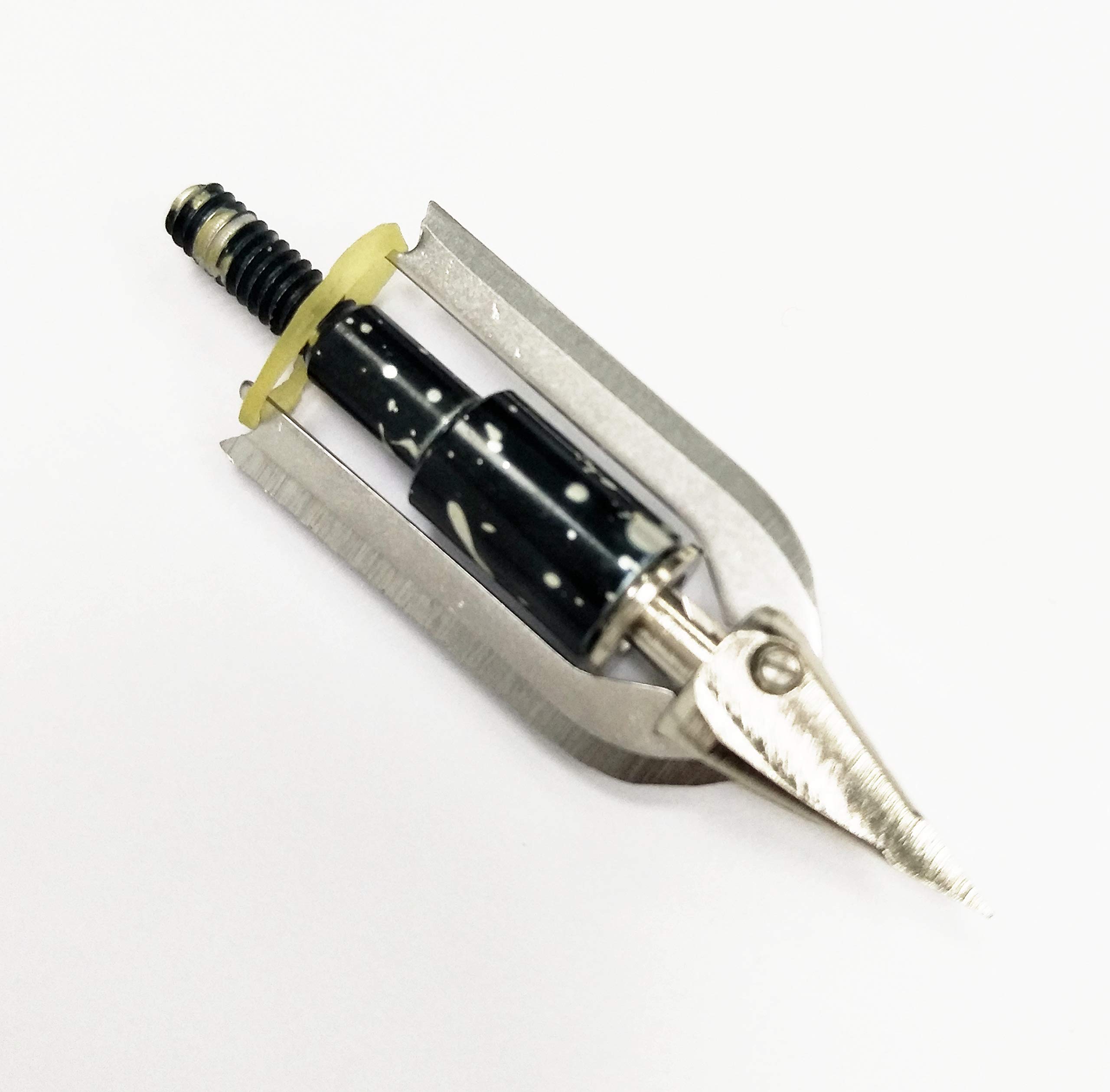 Savage Village Blood-Rocket Broadhead 2/3 Blade 100 Grain Expandable Cut Diameter 2" Rotating Hunting Arrowhead Archery Points 6 broadheads/lot