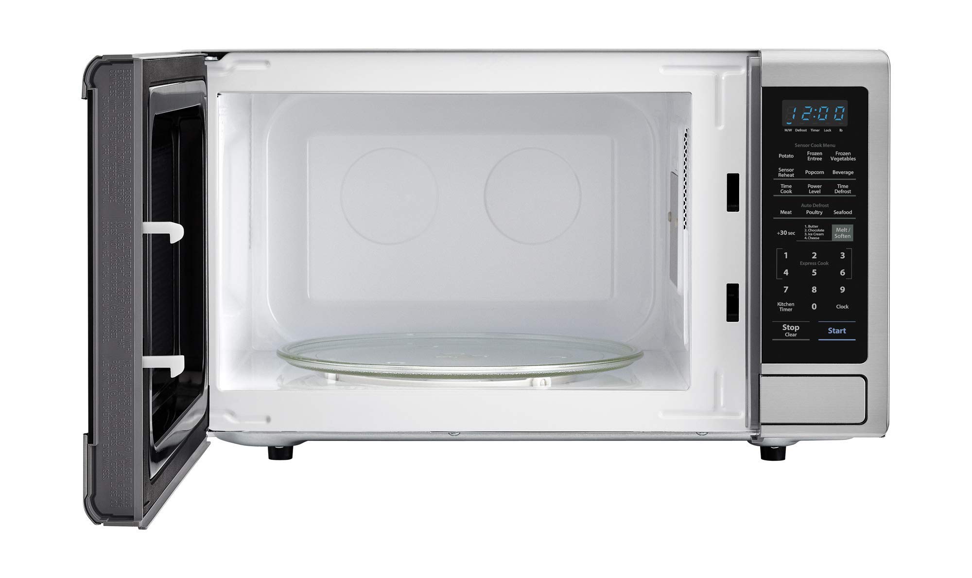 Sharp ZSMC2242DS Countertop 1200 Watt Microwave Oven 2.2 cu. ft Stainless Steel (Renewed)