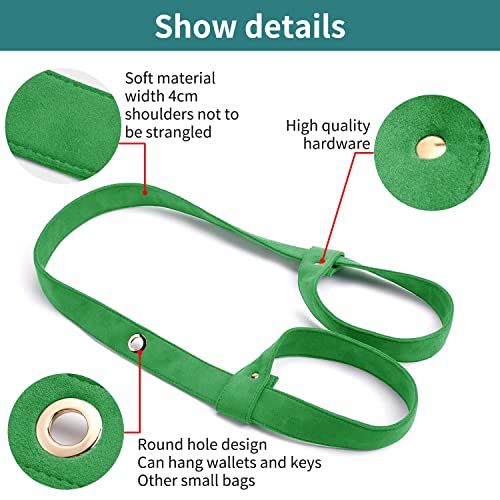 YH&GS Roller Skate Leash Adjustable Ski Boots Carrier Strap Snowboard Boot Shoulder Sling Leash Fashionable Transport Strap Speed Strap Quad Skate Strap for Ice Skates(Light Green)