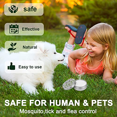 TSCTBA Mosquito Repellent for Patio, Mosquito Repellent Indoor and Outdoor, Mosquito Repellents for Yard, Mosquito Control, Powerful Mosquito Deterrent-2P