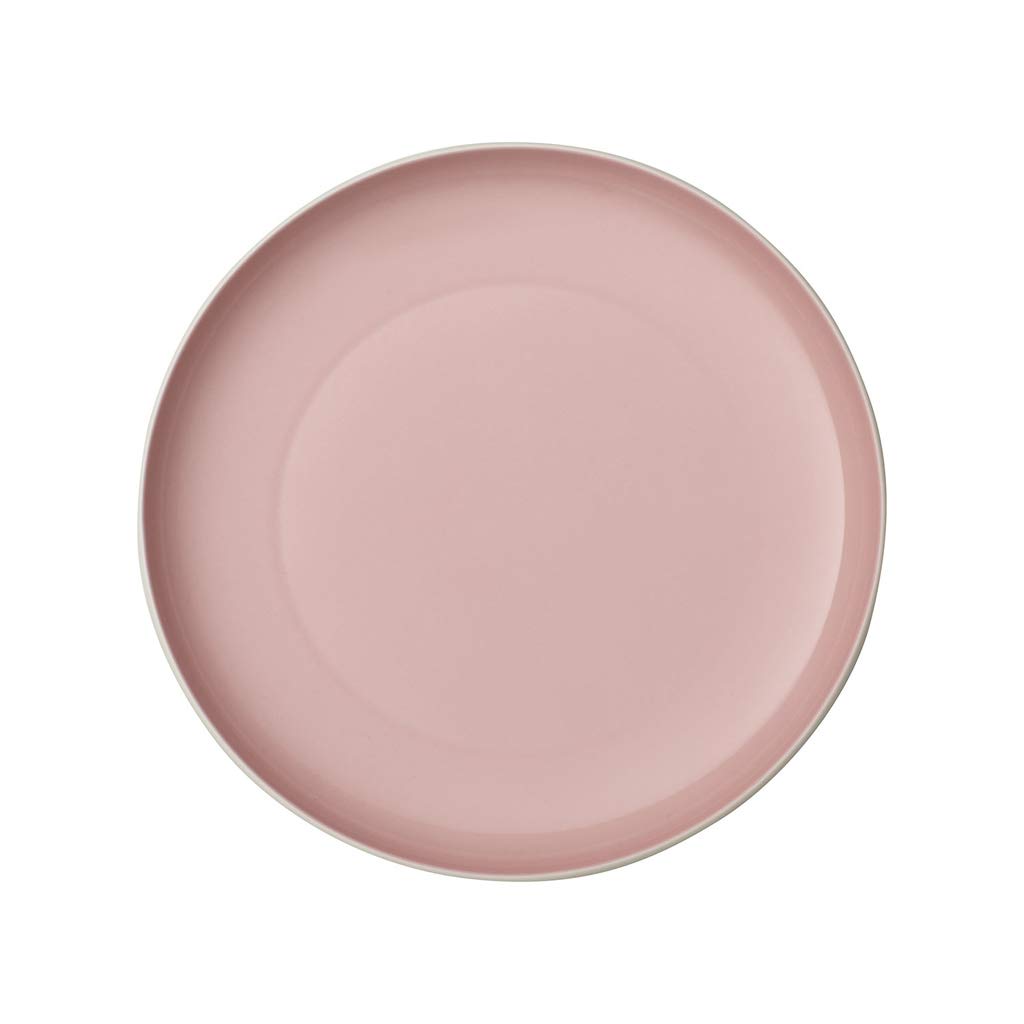 Villeroy & Boch it's my match powder Round Plate : Uni, 9.5 in, Premium Porcelain, Pink