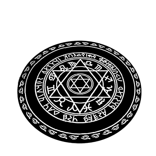 VR Mat 47" Six Pointed Star Large VR Floor Rug Edge Sensing Soft Non Slip Skin Friendly VR Walking Platform (Six Pointed Star)