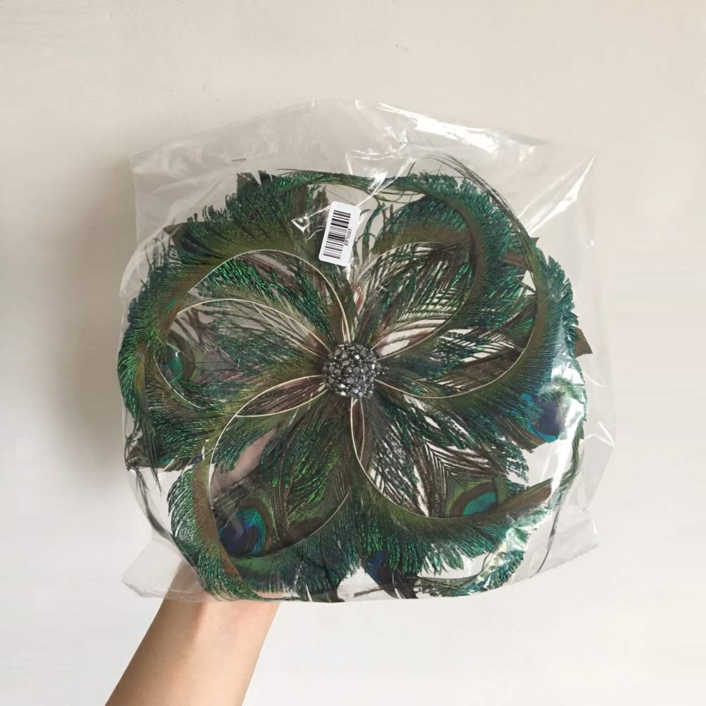 VIMARO Peacock Fascinator Hat, Peacock Fascinators for Women, Tea Party Kentucky Derby Hats for Women