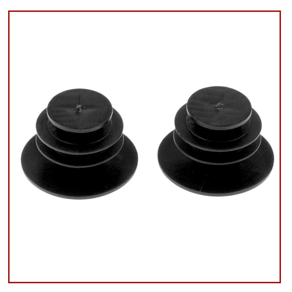 TEAMNIGT 1 Pair Road Mountain Bike Cycling Handlebar Bar End Plugs Locking Caps Bicycle Grip Ends Caps PE Bar Stopper
