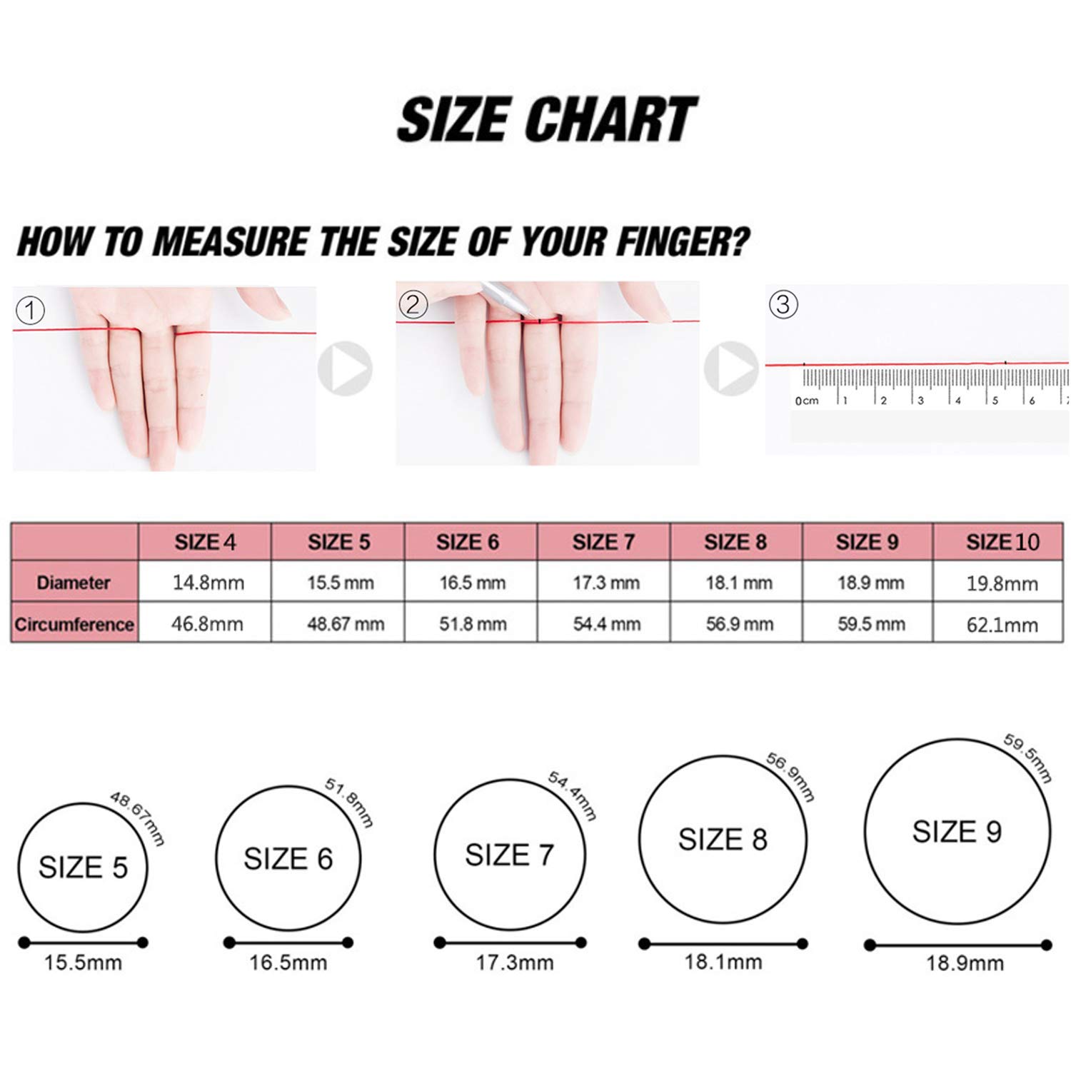 SkullParty Silicone Wedding Ring Bands for Women 10 Pack Size 5 Womens Thin Stackable & Flash Powder Rubber Wedding Band Rings 5.7mm & 3mm Wide - Pink Black Teal Metallic White Grey Mint Green