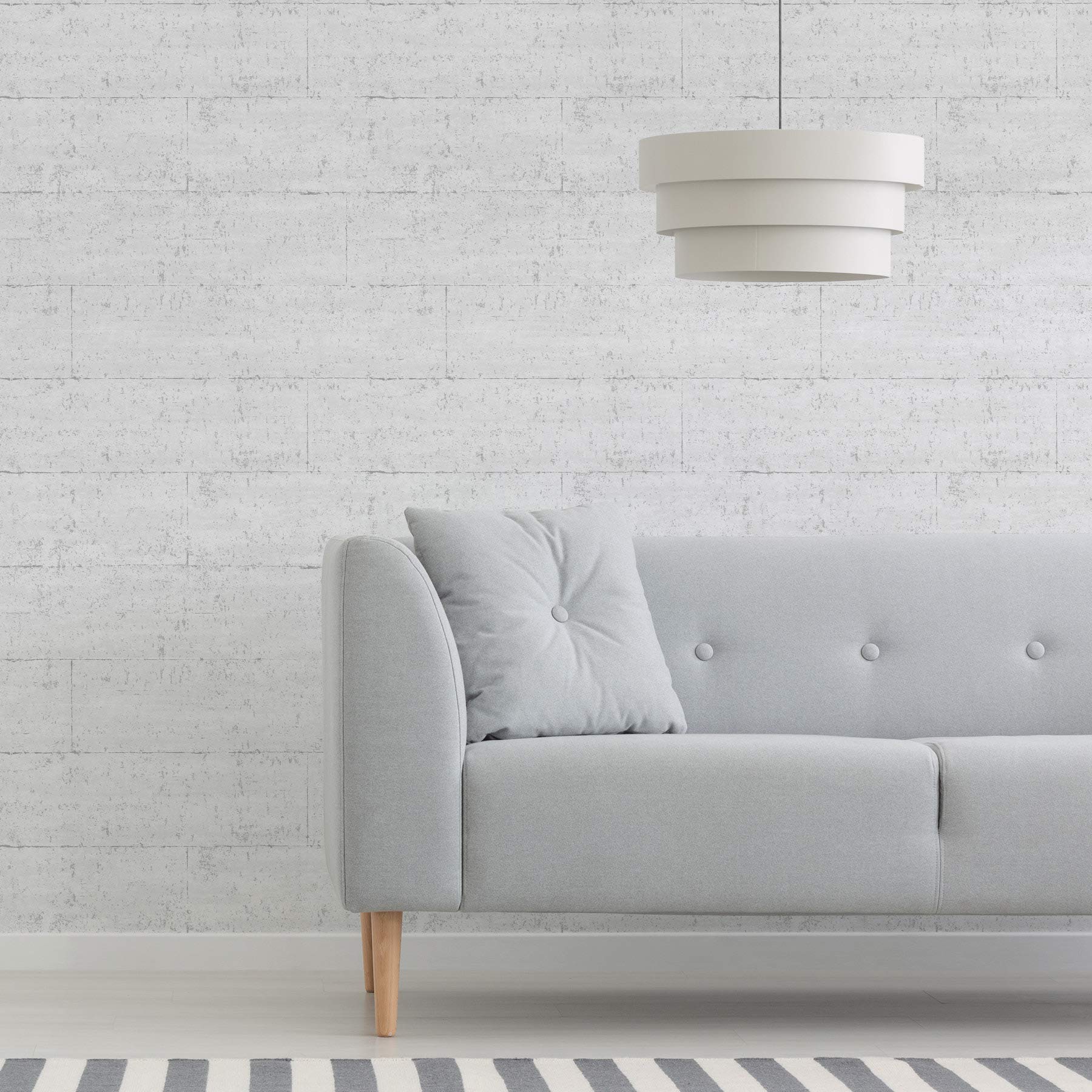 Scott Living SLS3512: White Urban Concrete Self Adhesive Wallpaper