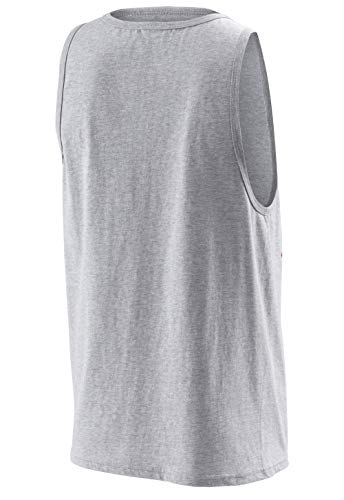 Speedo Unisex-Adult Tank Top Sleeveless Vintage Crew Neck, Medium Heather Grey, Medium