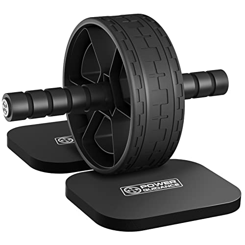 POWER GUIDANCE Ab Roller Wheel, Ab Workout Equipment, Exercise Roller for Abs Workout & Core Strength Training,for Men and Women Exercise at Home, Gym, Office, Outdoors