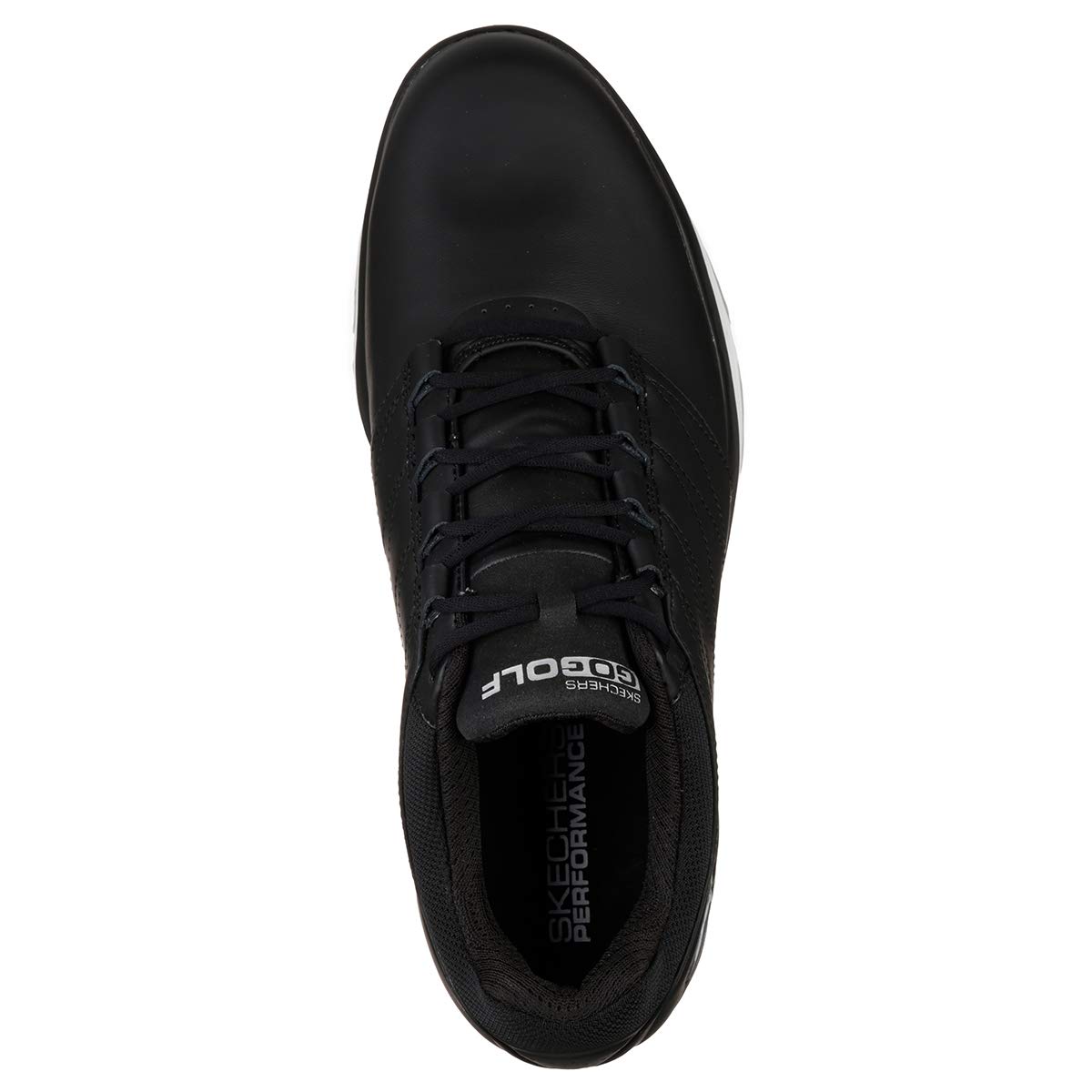 Skechers Men's GO Pro 4 Waterproof Golf Shoe, White/Black, 14 M US