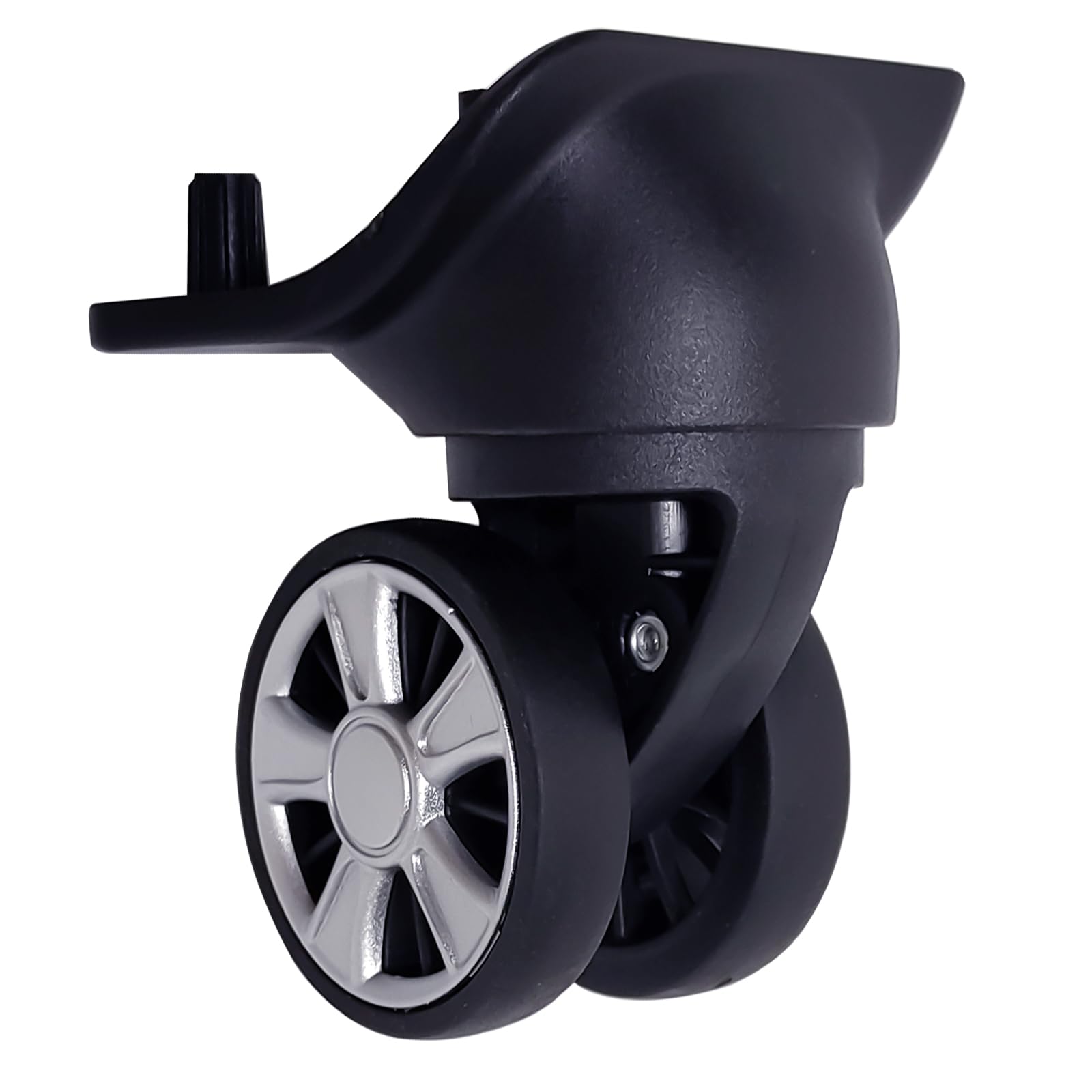 Replacement Luggage Wheels Repair Suitcase Bag Parts Spinner Wheels Casters Black A Pair 2 pcs