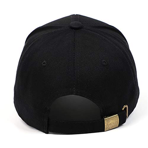 YUNXIBASECAP Pepperoni Pizza Embroidery Baseball Cap Dad Hat Unisex Adjustable Hip hop Pizza Cap(Black Sandwich White)