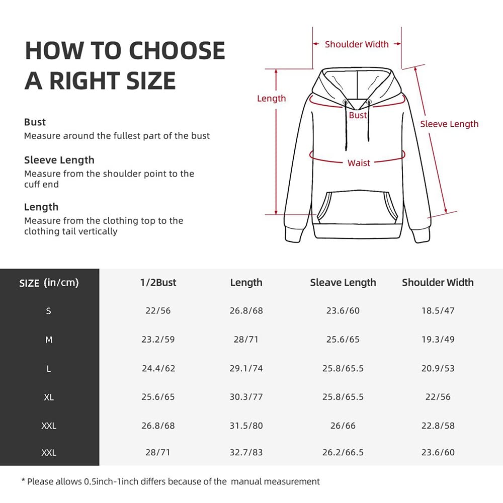 PEKENAR Anime Hoodie 3D Printed Novelty Hoodies Unisex Cosplay Pullover Sweatshirts Youth/Adults Medium