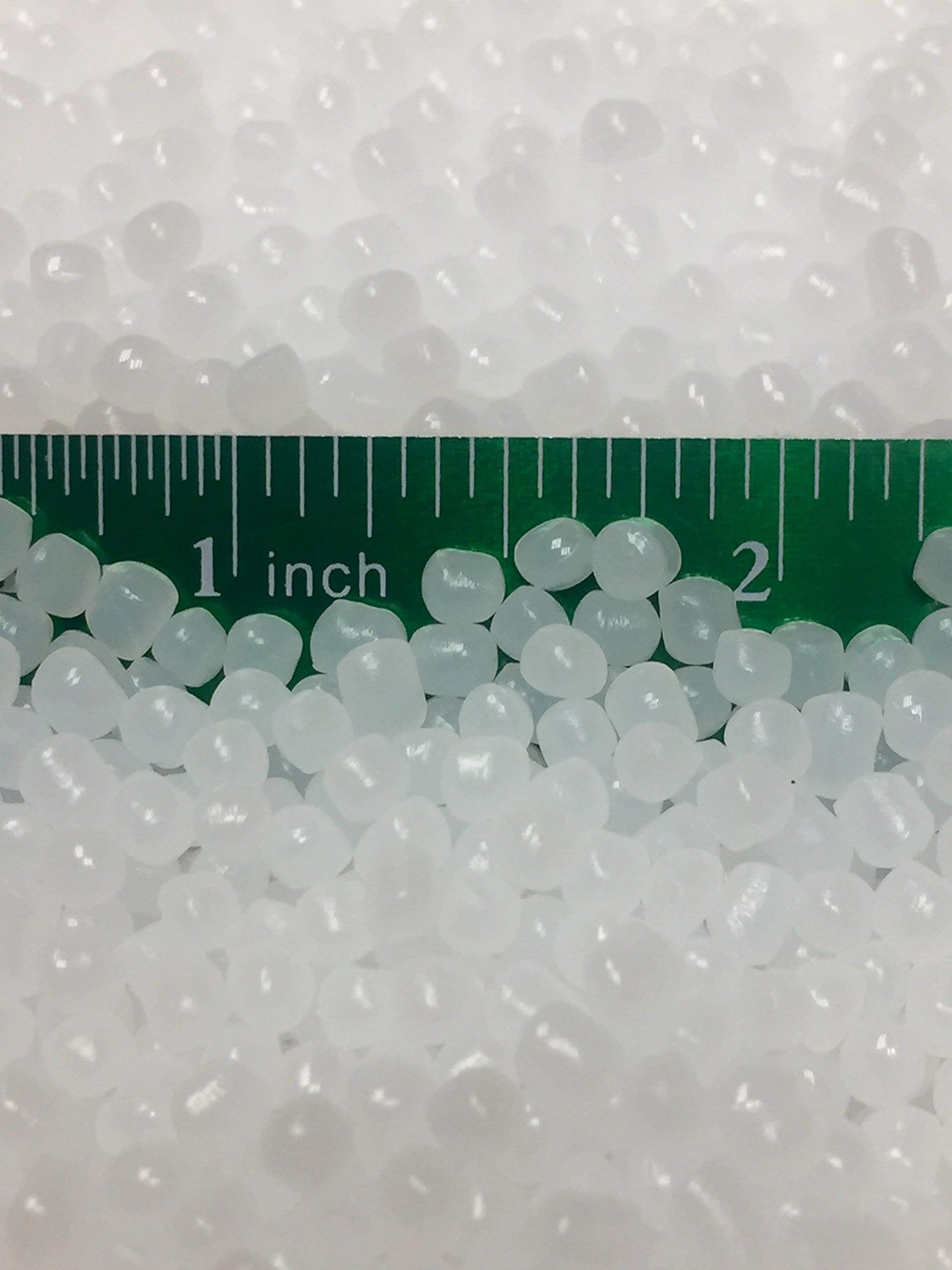 Poly Plastic Pellets Bulk for Weighted Blankets & Crafts Bulk Box (25 pounds) Made in the USA for Rock Tumbling, Stuffing & Filling Dolls, Crafts, Lap Pad