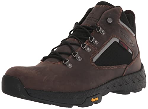 Wolverine Men's Guide Ultraspring Waterproof Construction Boot, Gravel, 10 X-Wide