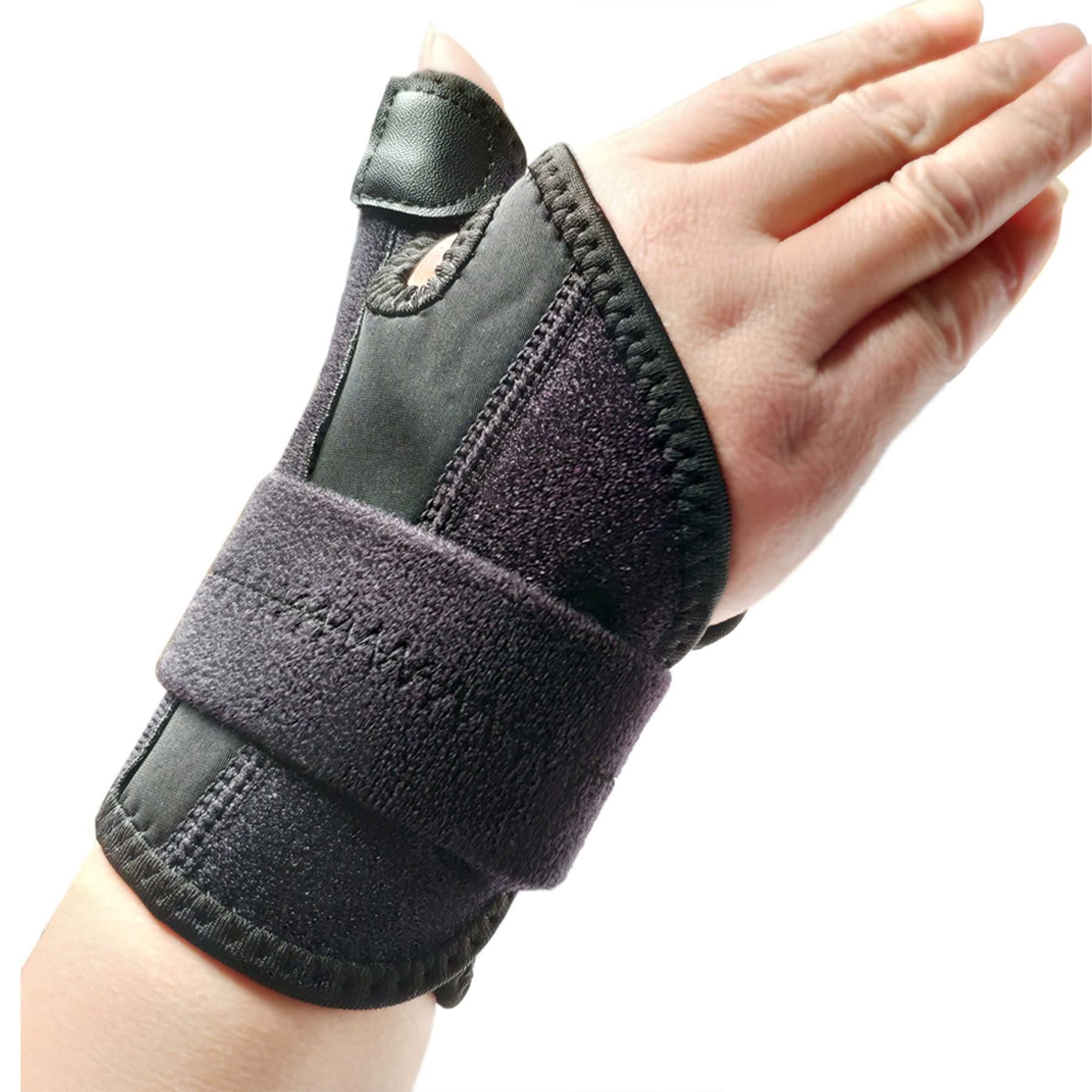 WILLQ Thumb Splint Brace Thumb Stabilizer Helps Relieve Arthritis Tendonitis Tenosynovitis Stable sprained Trigger Finger Mommy Thumb Pain Injury Relief Brace Breathable Thumb Splint