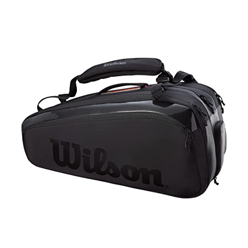 WILSON Sporting Goods Tennis Bag, RED/GRAY, No Size (WR8011502001)